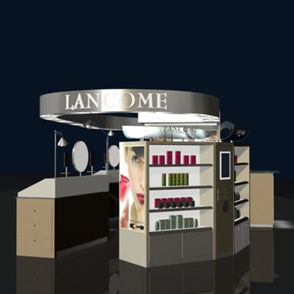 3d loreal lancome stand