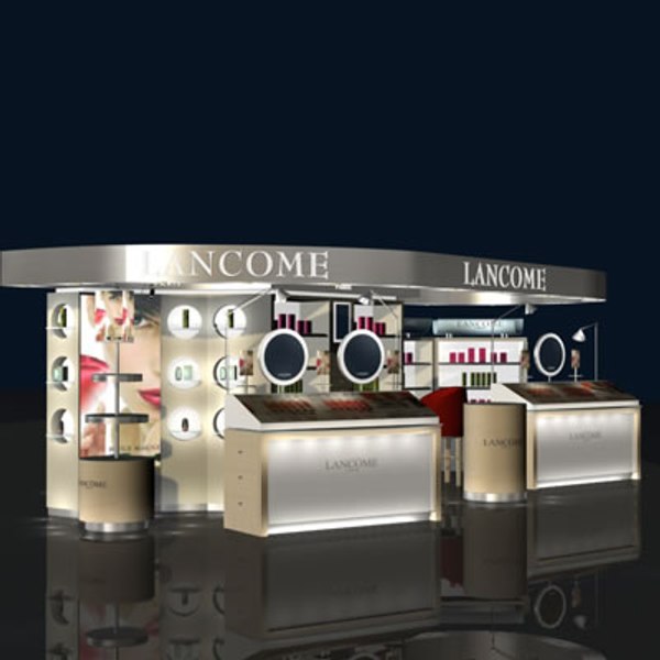 3d loreal lancome stand