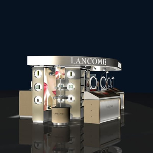3d loreal lancome stand
