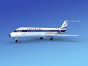 Mcdonnell Douglas Mcdonnell-Douglas-Dc-9 3D Models for Download ...