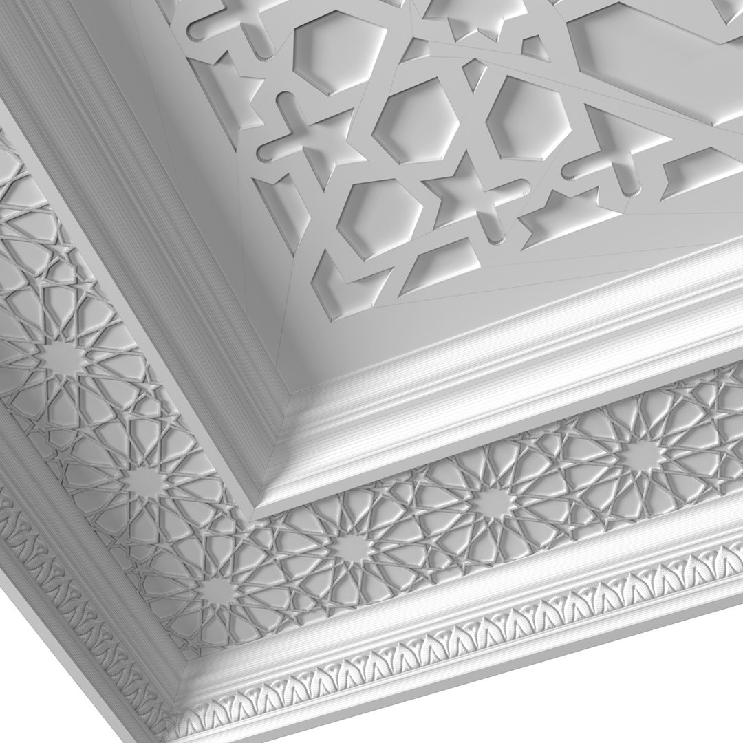 Ceiling In Oriental Style 3D Model - TurboSquid 1972548