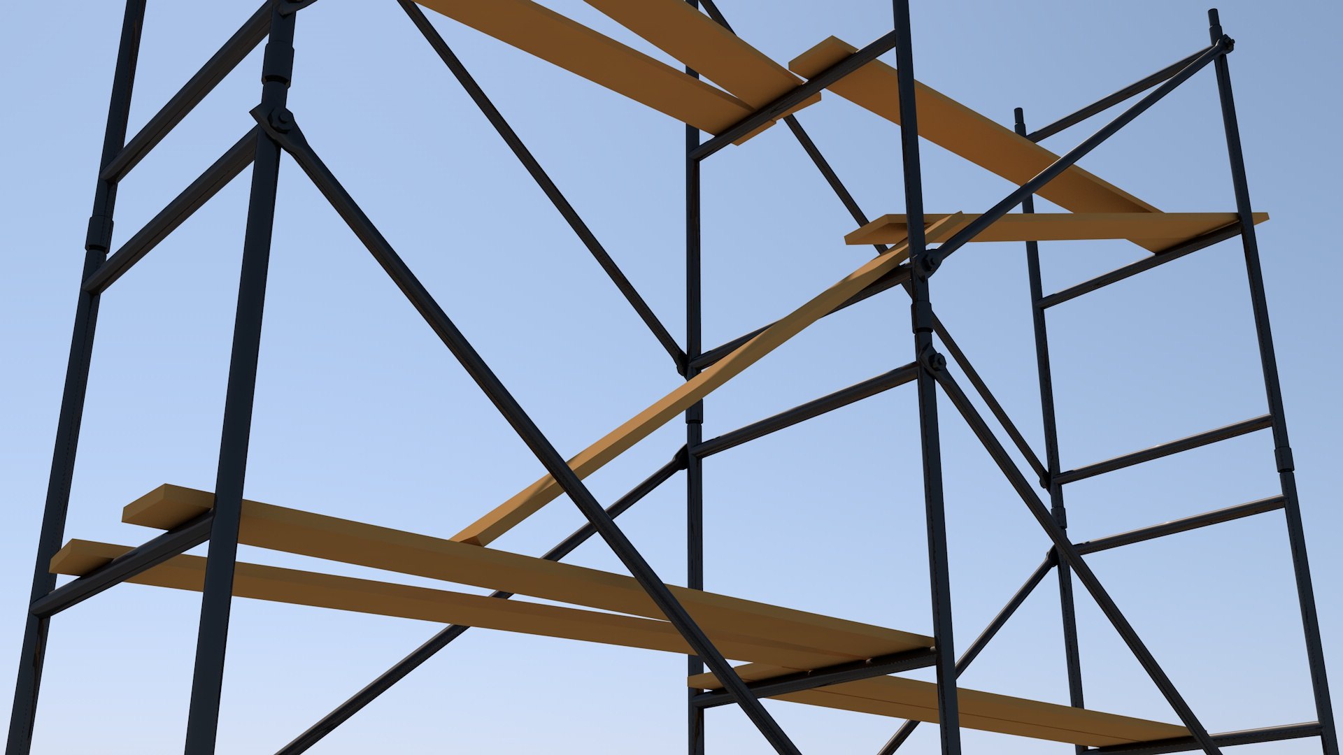 Construction scaffolding 3D model - TurboSquid 1409377