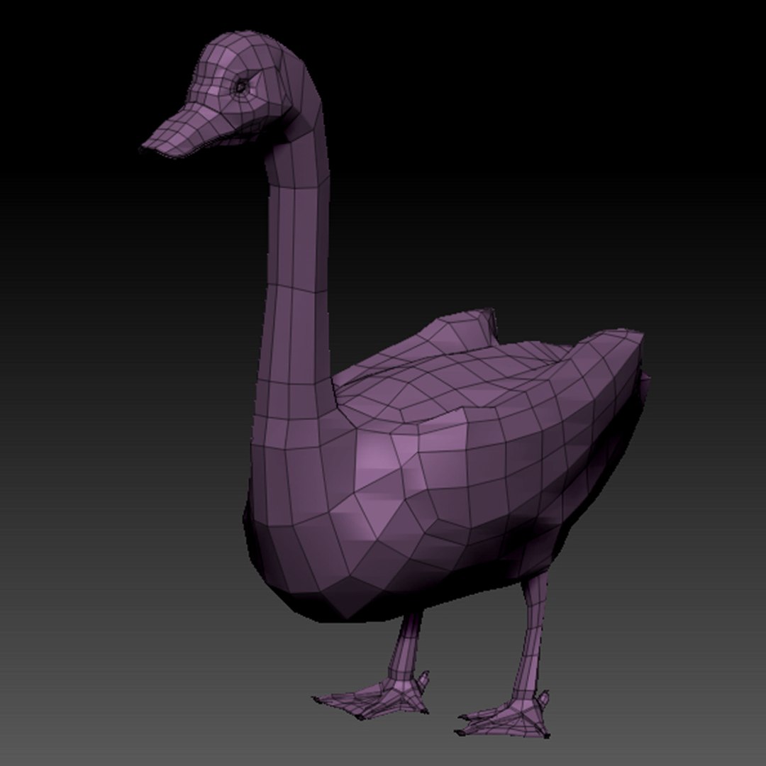 3D Duck - TurboSquid 1198056