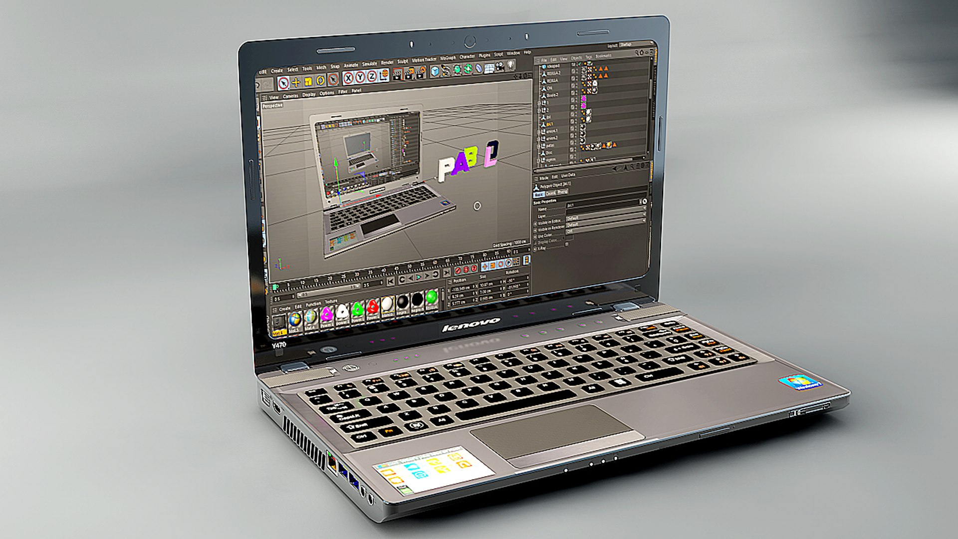 3D laptop model - TurboSquid 1309687