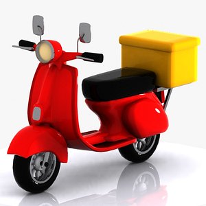 Download Free & Premium Motorcycle Delivery 3D Models | TurboSquid