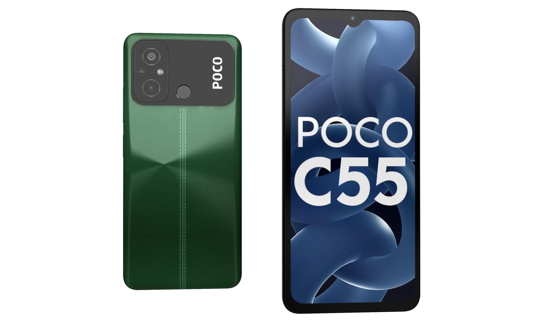 Xiaomi Poco C55 Green 3D Model - TurboSquid 2048892