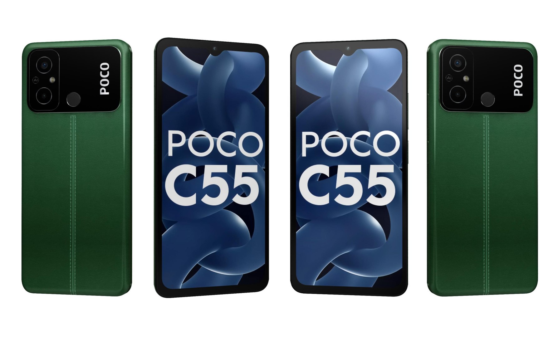 Xiaomi Poco C55 Green 3D Model - TurboSquid 2048892