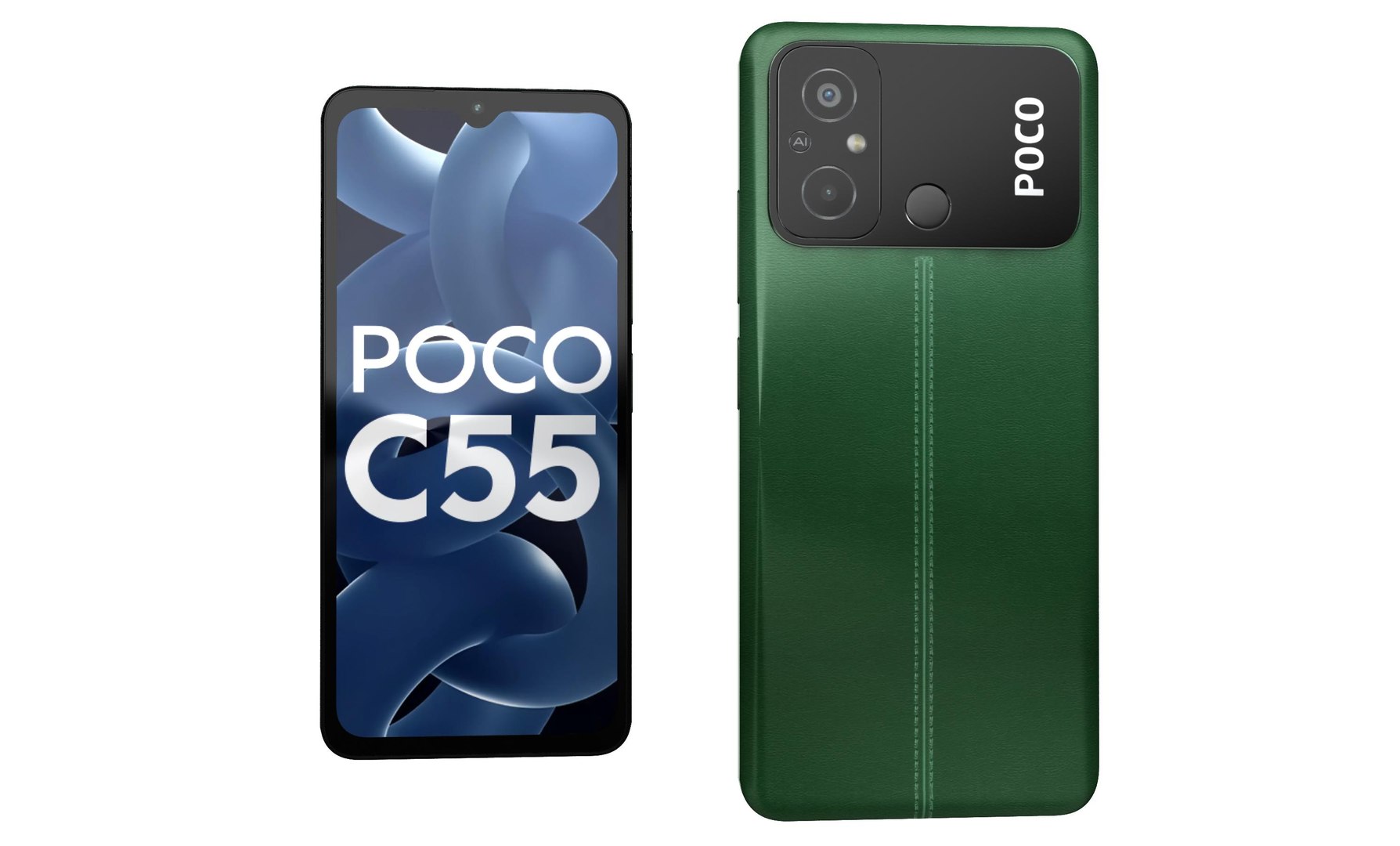 Xiaomi Poco C55 Green 3D Model - TurboSquid 2048892