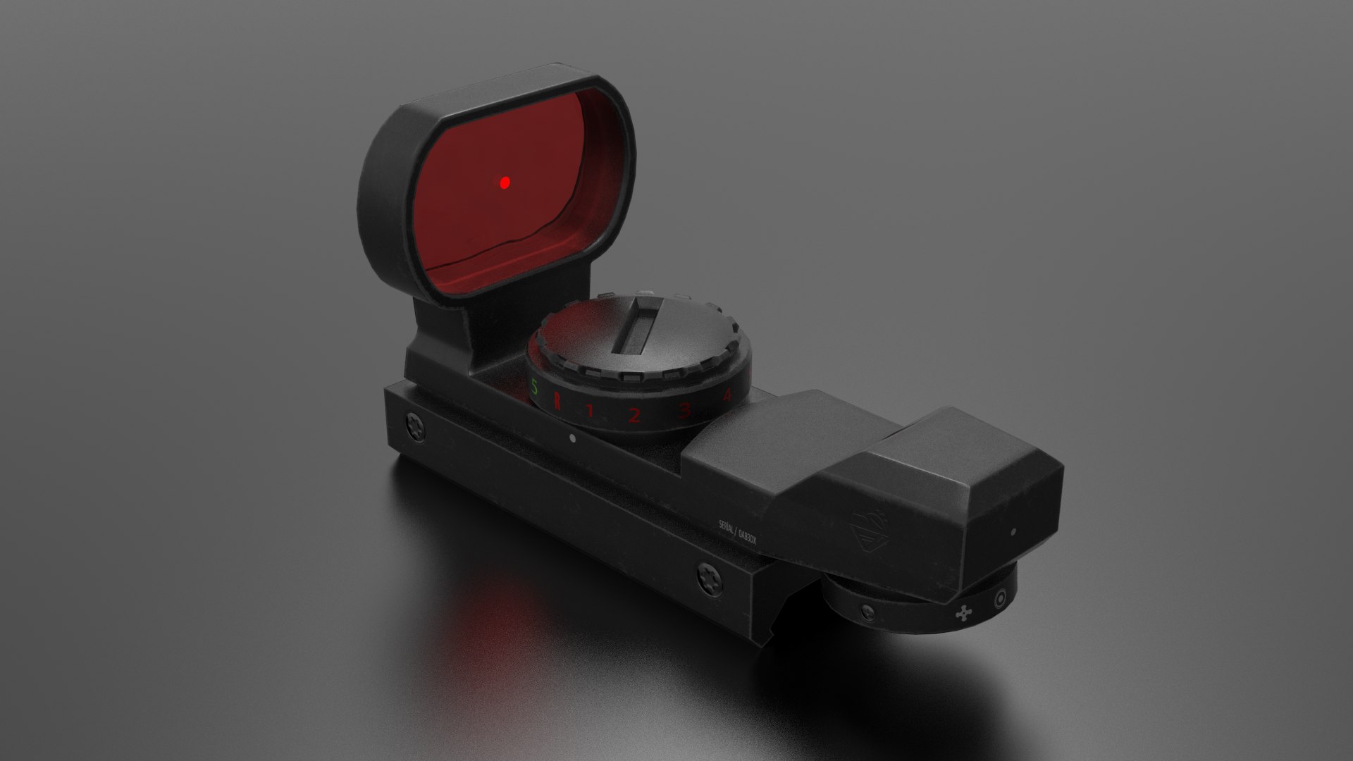 3D Reflex Red Dot Sight VR - TurboSquid 1879923
