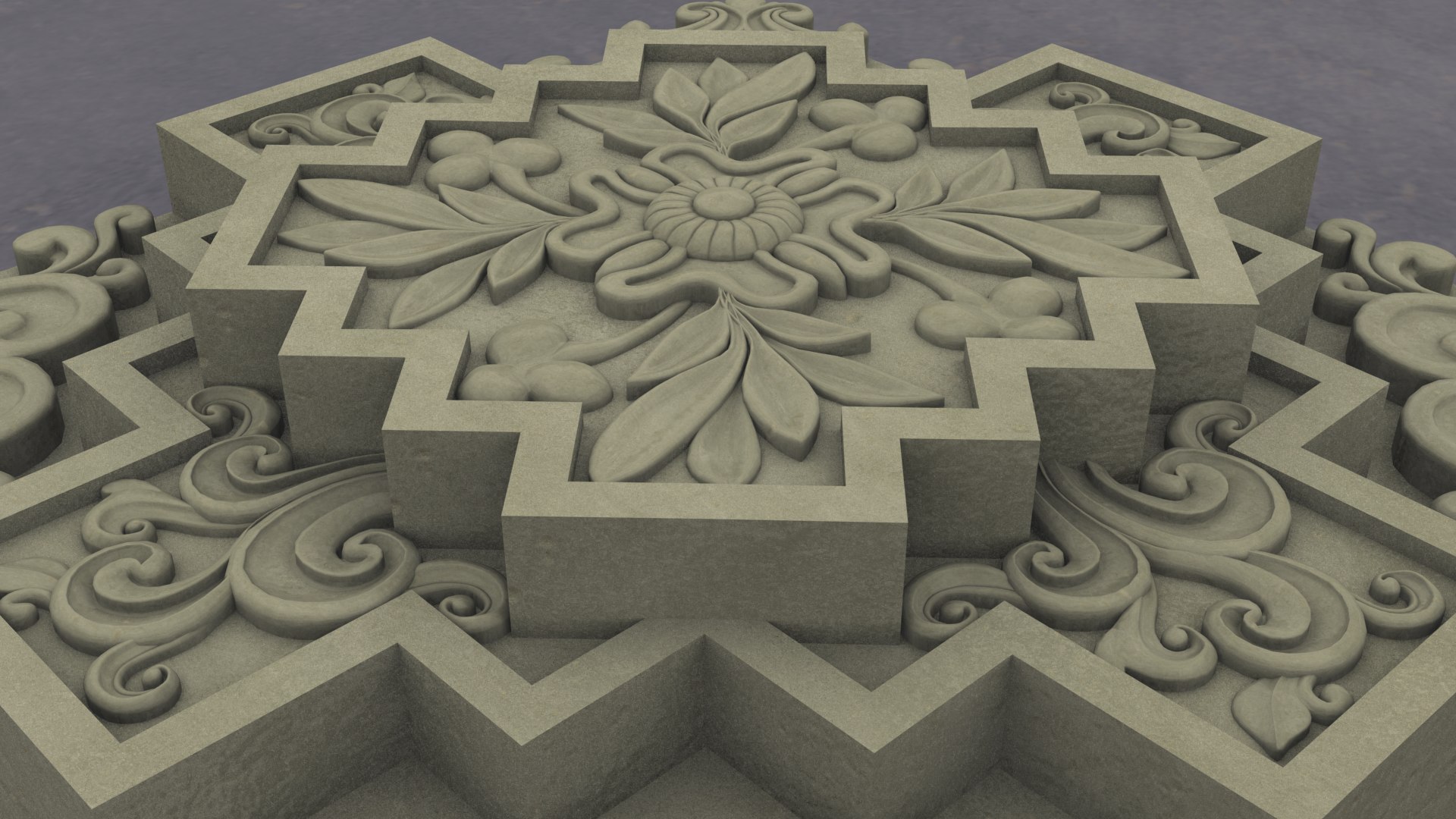 3D Carved Stone Inscriptions 02MM Model - TurboSquid 2102775