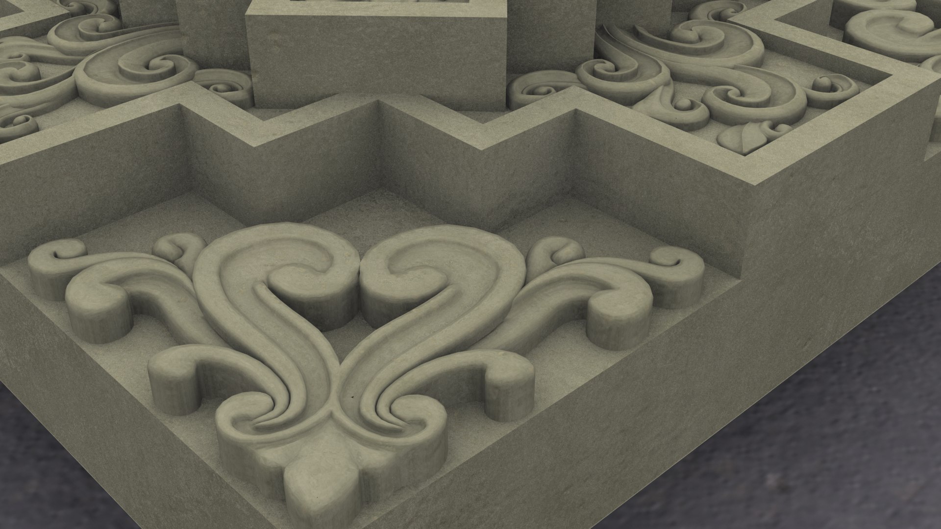 3D Carved Stone Inscriptions 02MM Model - TurboSquid 2102775