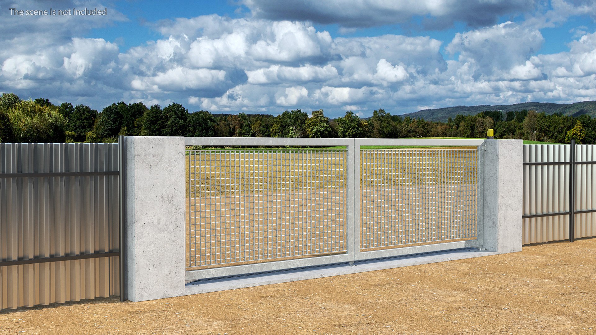 3D Industrial Gates Model - TurboSquid 2146602