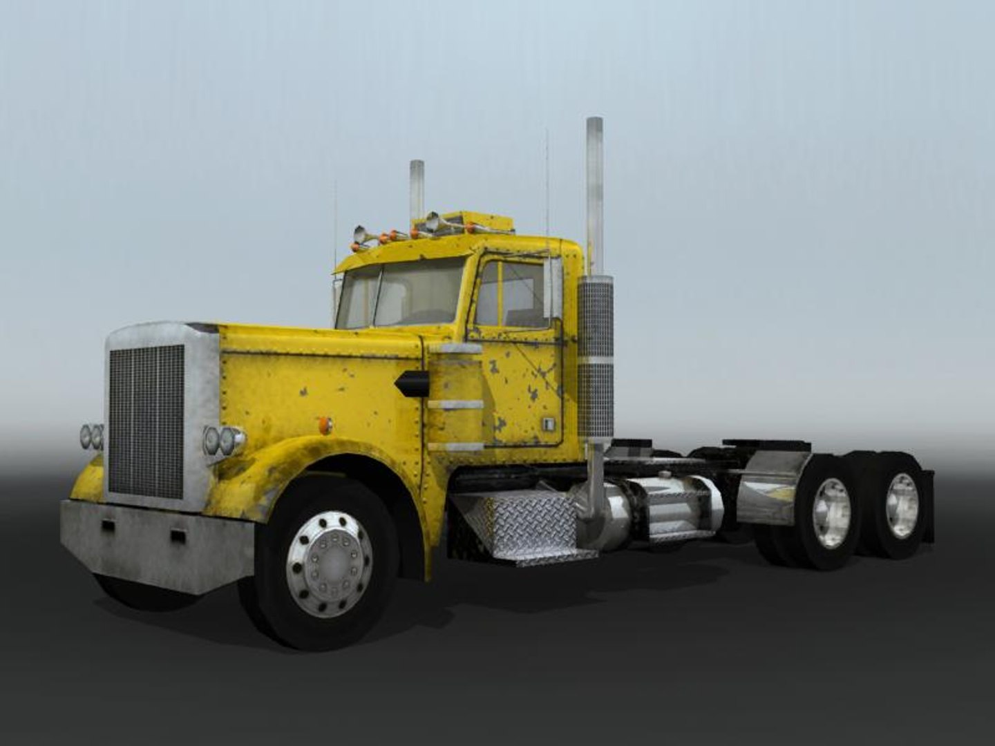 3d 359 Semi Truck