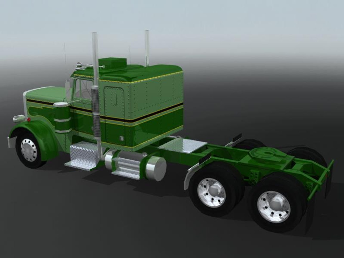 3d 359 Semi Truck
