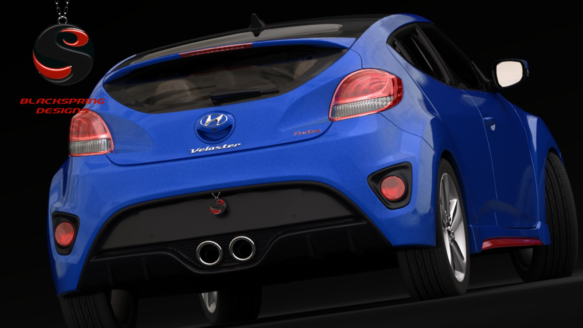 Hyundai Veloster Turbo 2015 3d Max