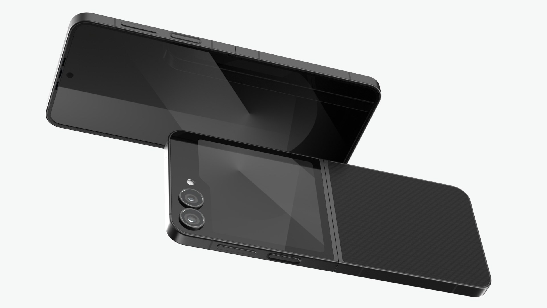 Samsung Galaxy Z Flip 6 Crafted Black 3D Model - TurboSquid 2254135