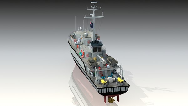HMAS Huon M-82 Huon class Minehunter Modelo 3D - TurboSquid 1668849