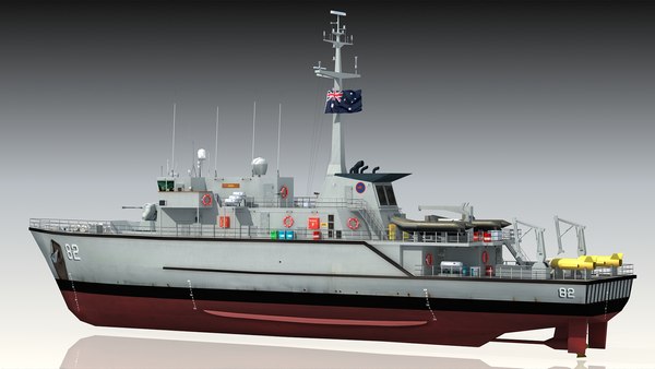 HMAS Huon M-82 Huon class Minehunter Modelo 3D - TurboSquid 1668849