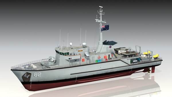HMAS Huon M-82 Huon class Minehunter Modelo 3D - TurboSquid 1668849