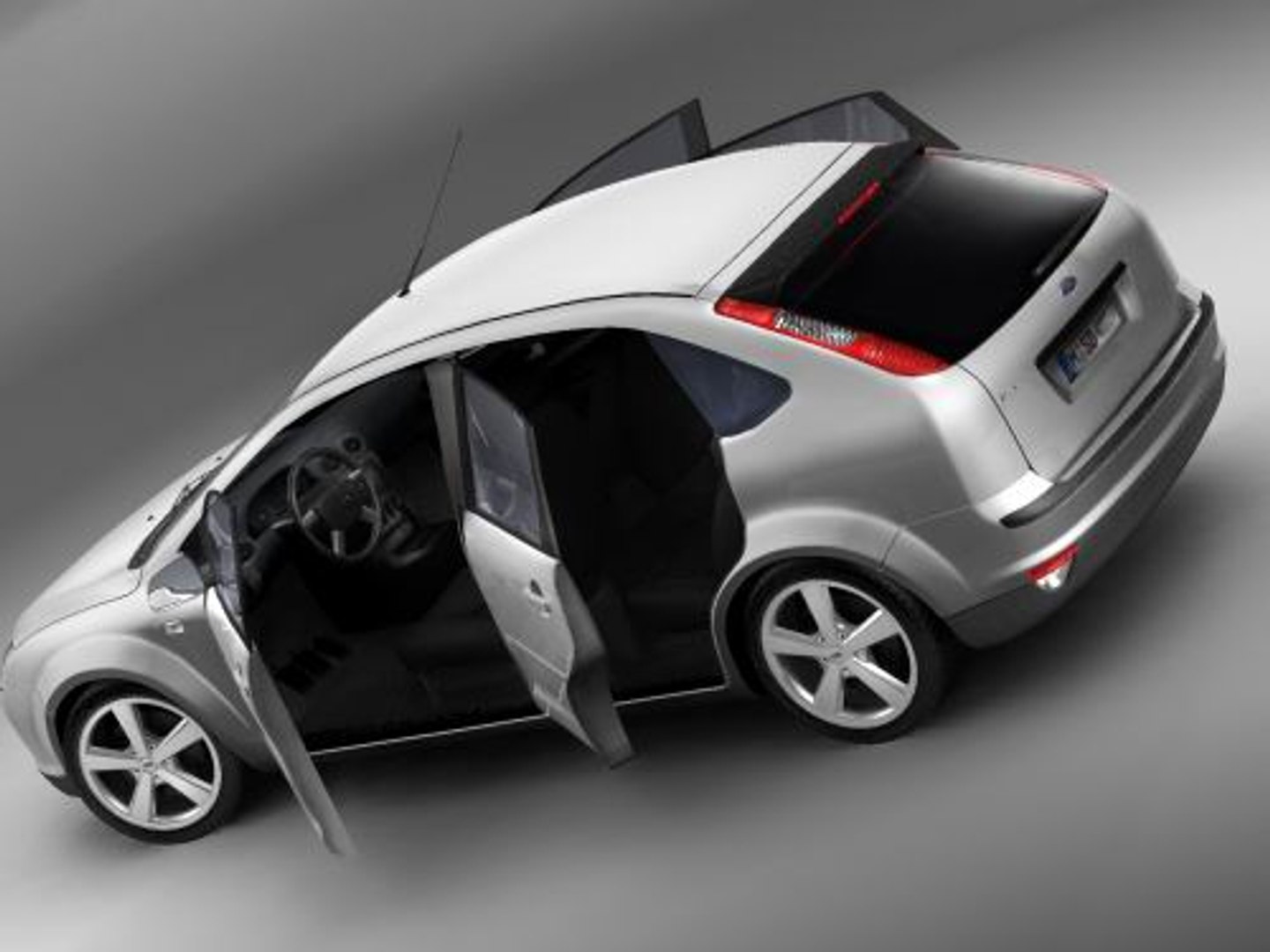 3d Model Focus Ii 5d Hatchback