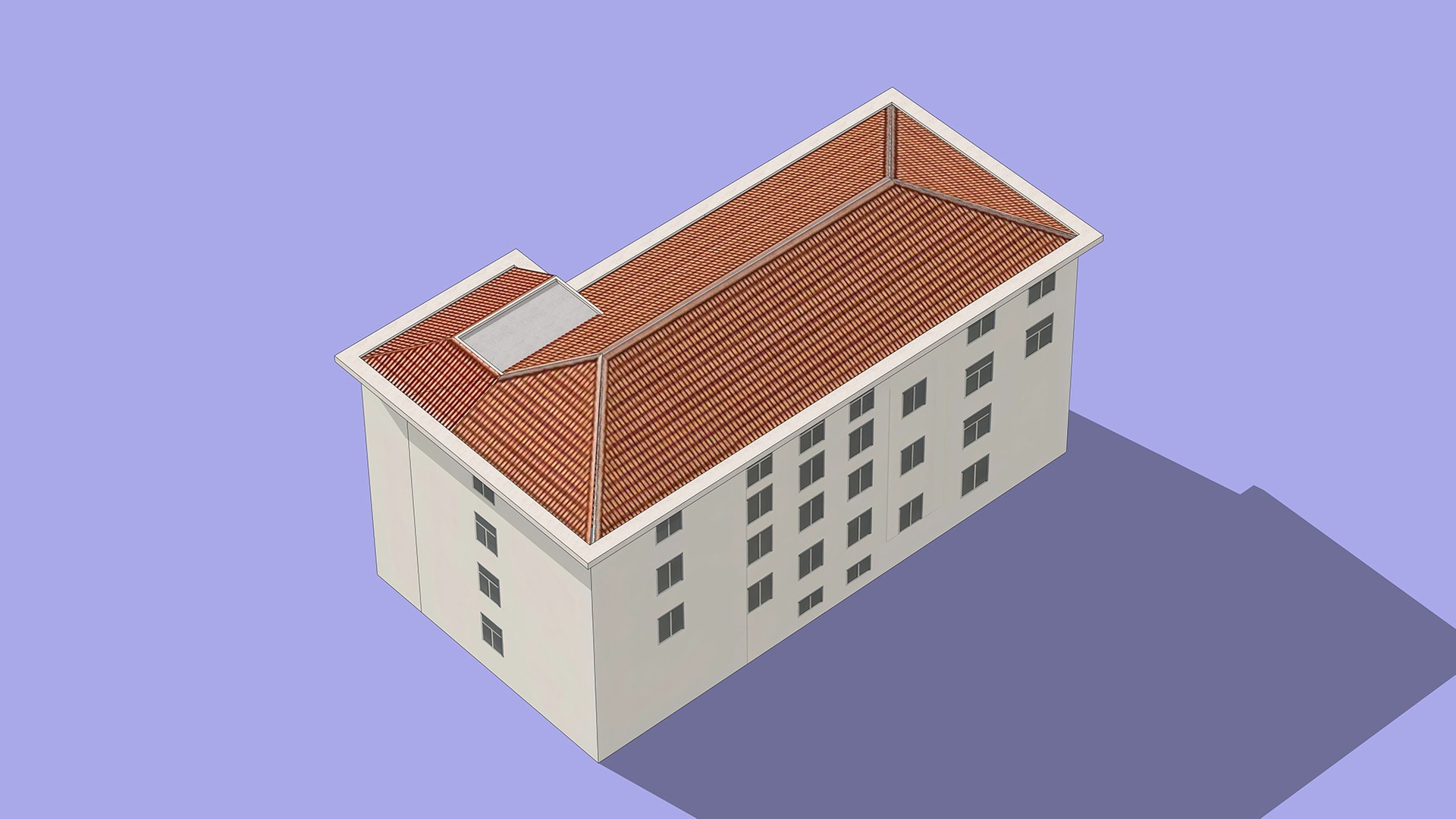 Multi-story Residential Building 3D - TurboSquid 2520702