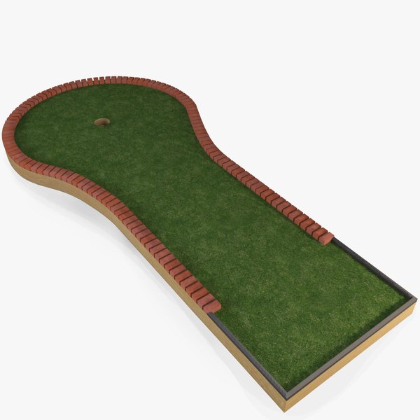 mini golf course 3d model