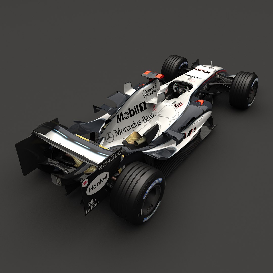 Mp4-20 Modelled 3d Model