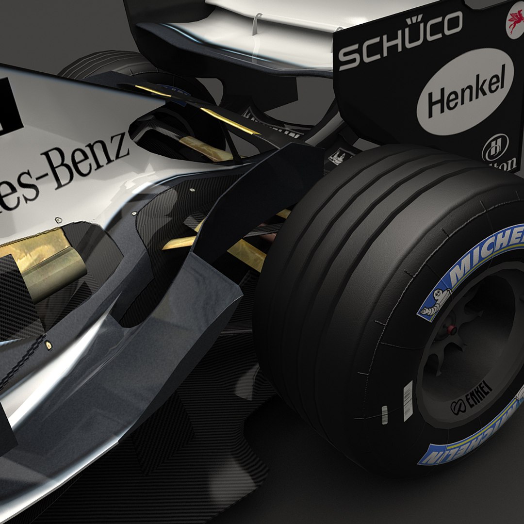 Mp4-20 Modelled 3d Model