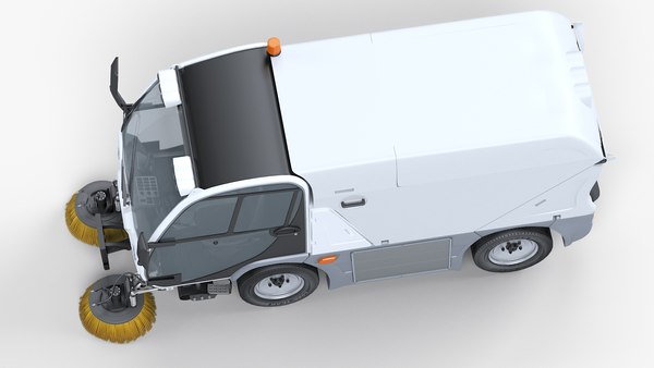 Road Sweeper Ausa W200H 3D - TurboSquid 1774311