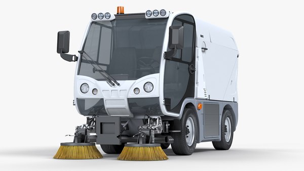 Road Sweeper Ausa W200H 3D - TurboSquid 1774311
