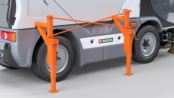 Road Sweeper Ausa W200H 3D - TurboSquid 1774311