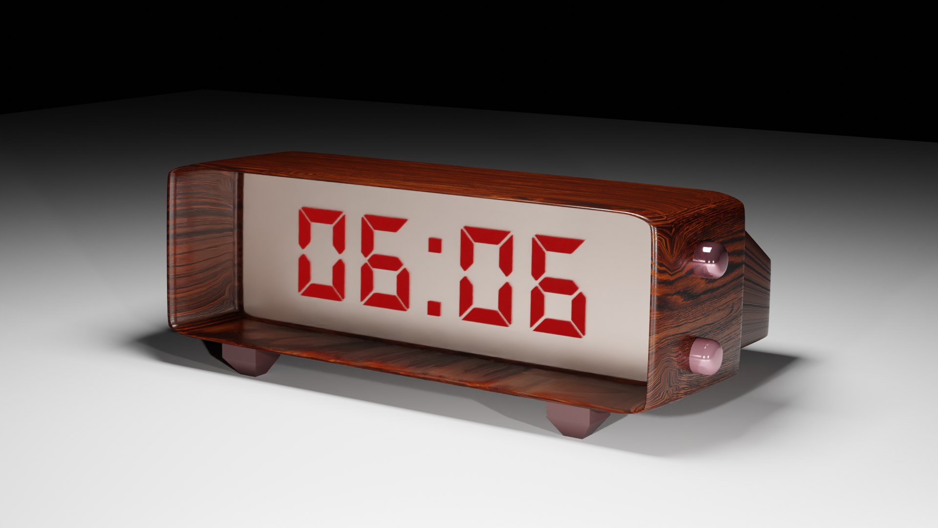 3D Alarm Digital Clock 3D Model - TurboSquid 2216442