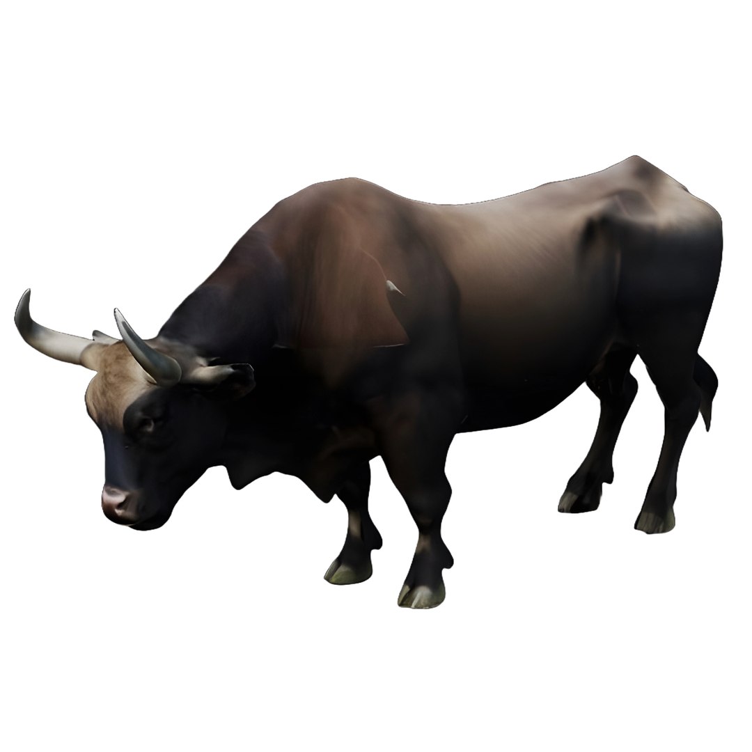 3D Model Majestic Bull Statue - TurboSquid 2298661