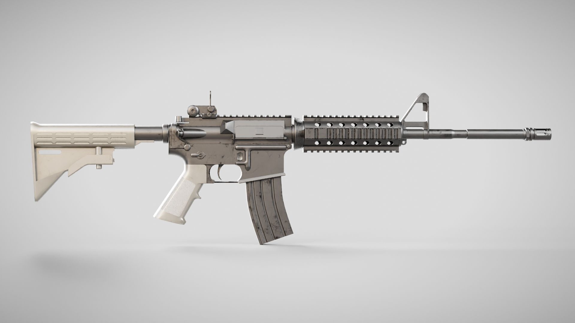3d Model Ready M4a1