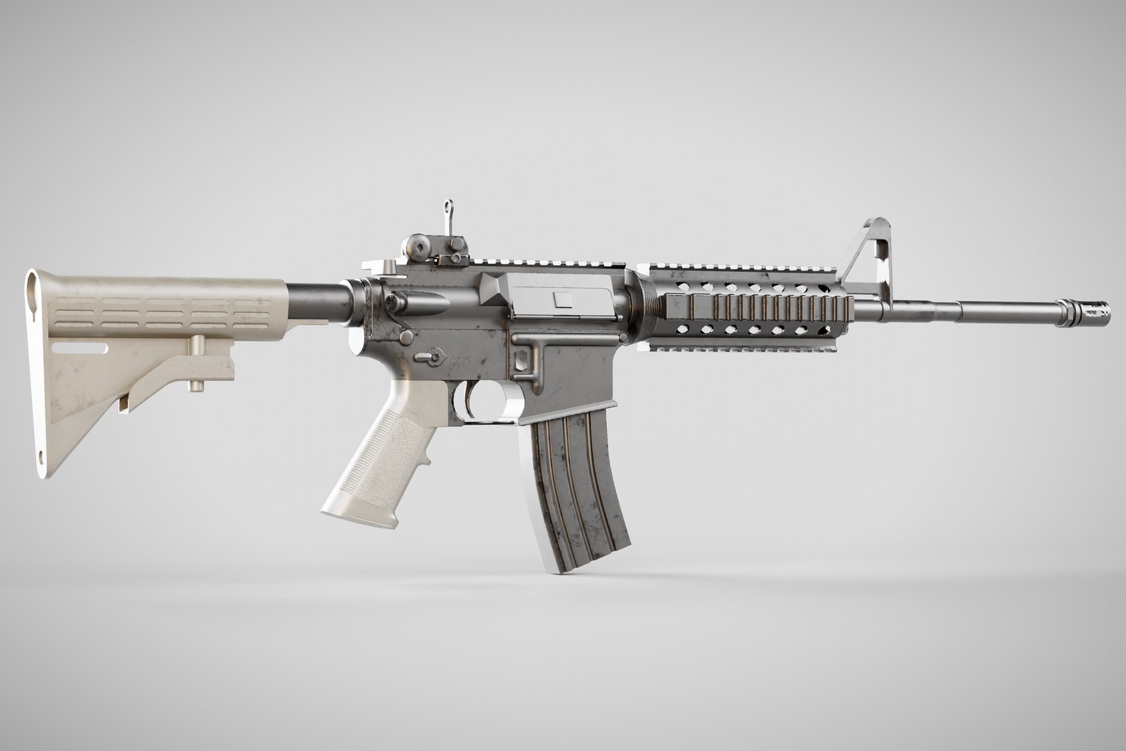 3d Model Ready M4a1