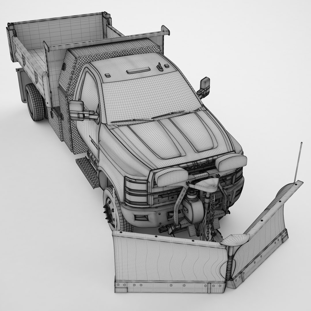 2020 Chevrolet Silverado 6500HD Snow Plow Truck 01 Model - TurboSquid ...