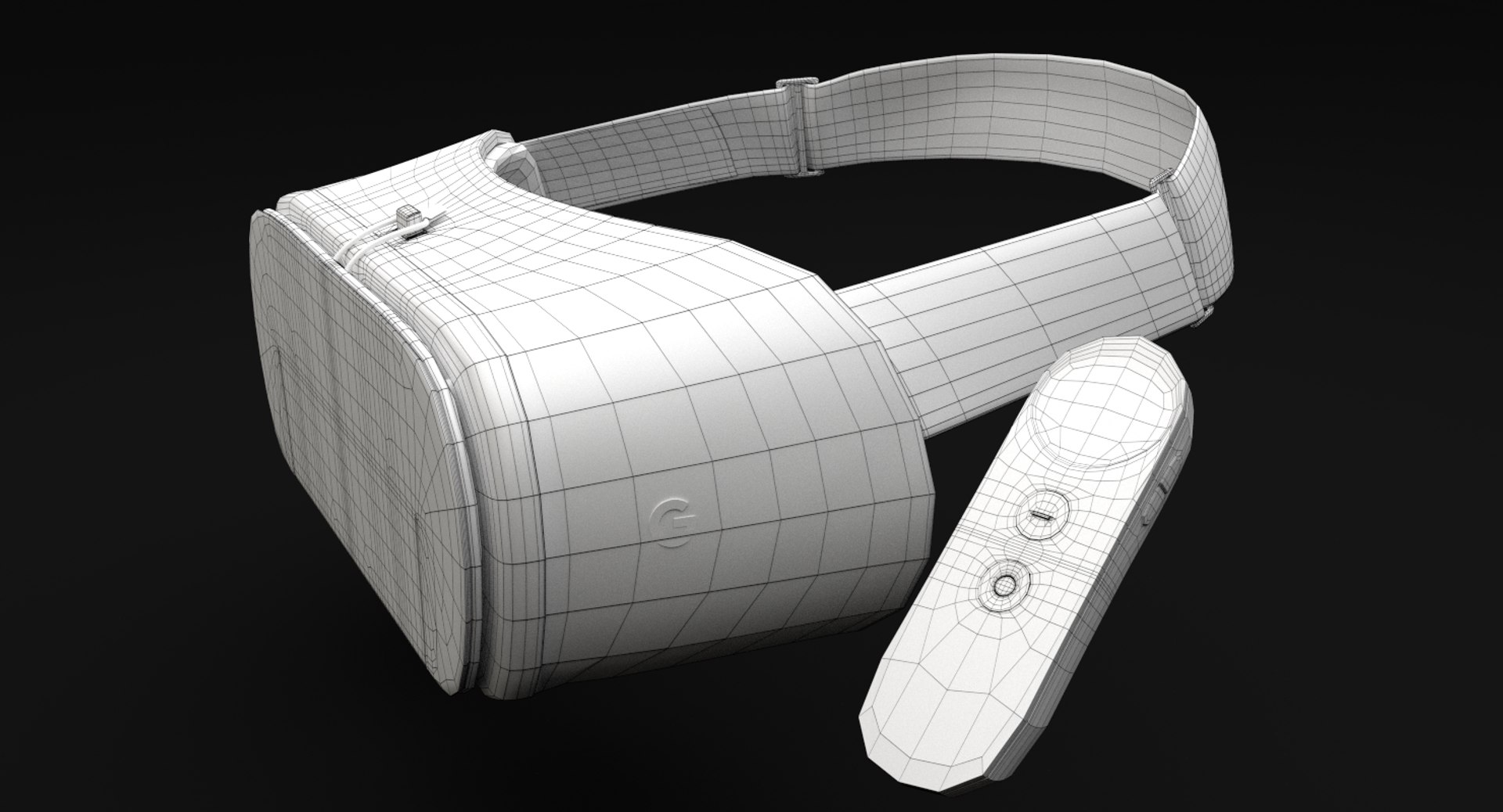 Google Daydream View Vr 3d Model