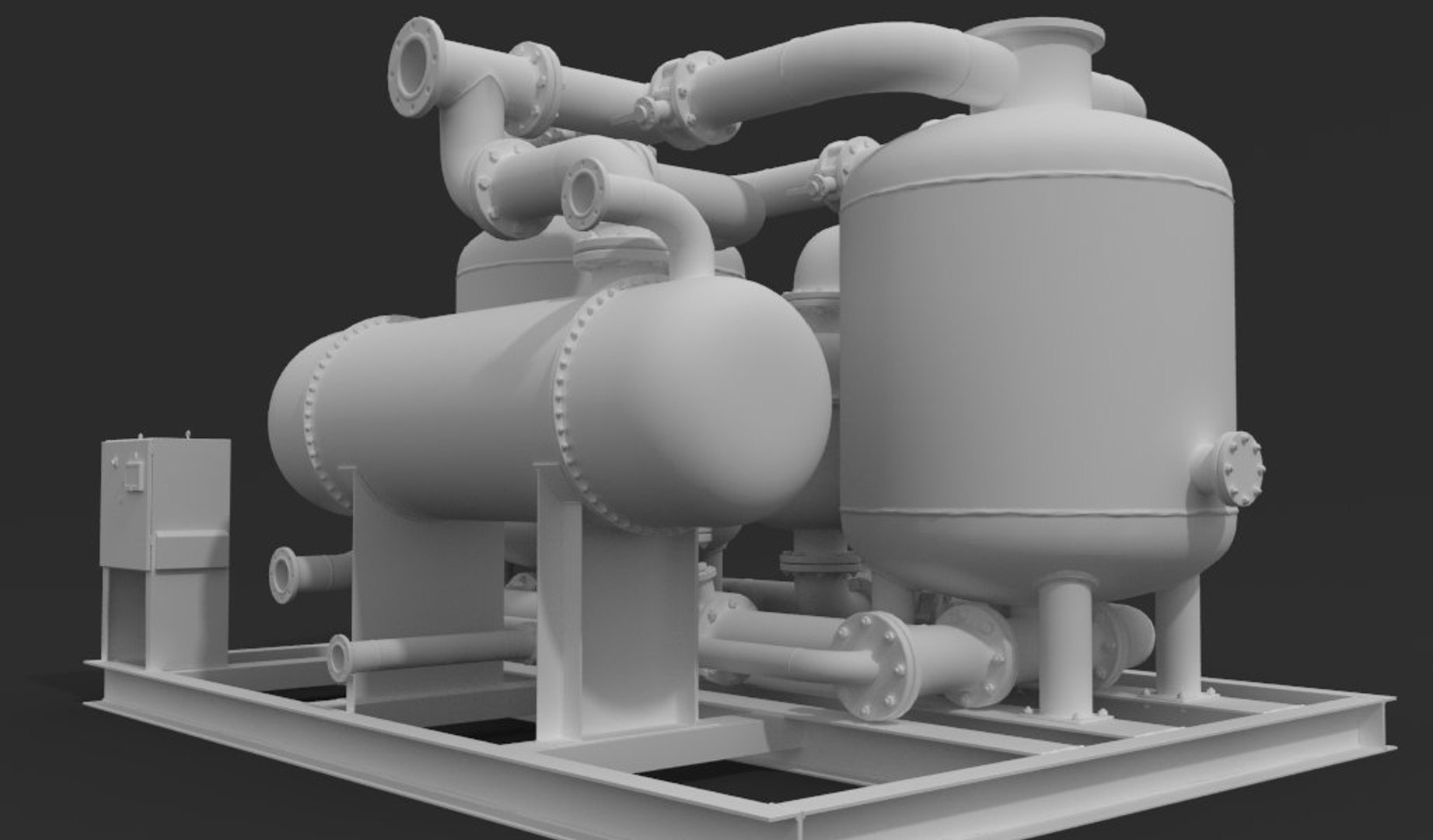 3D Pressure Tank - TurboSquid 1525504