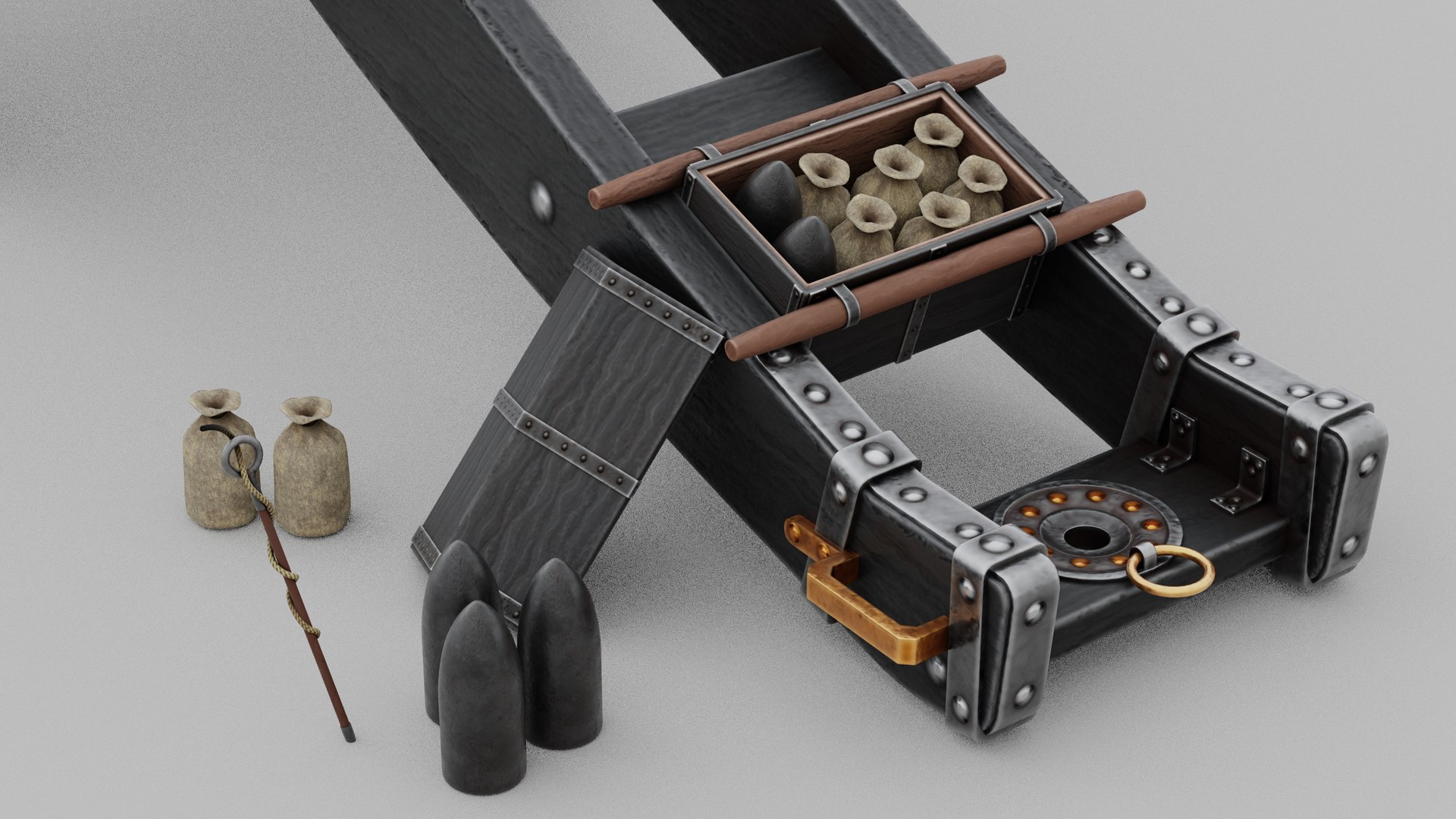 O Kit 01 Cannon Kit 05 Of 05 Royal Imperial Cannon 3D Model ...