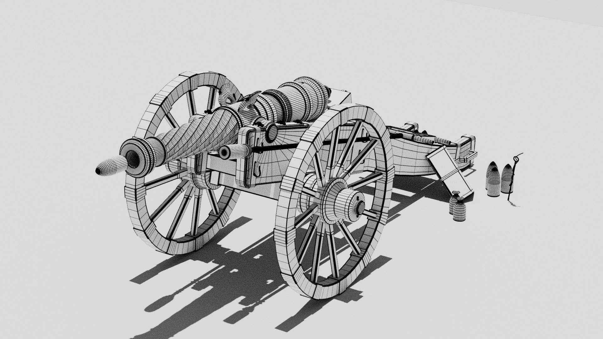 O Kit 01 Cannon Kit 05 Of 05 Royal Imperial Cannon 3D Model ...