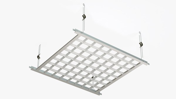3D Aluminum Grid Ceiling - TurboSquid 1993731