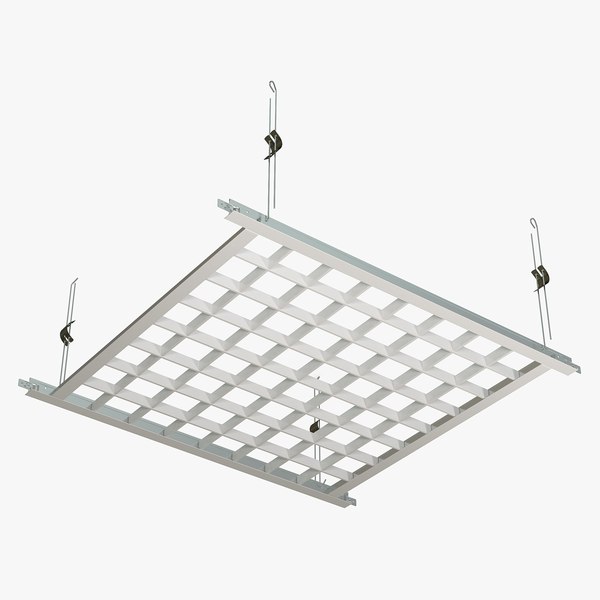3D Aluminum Grid Ceiling - TurboSquid 1993731