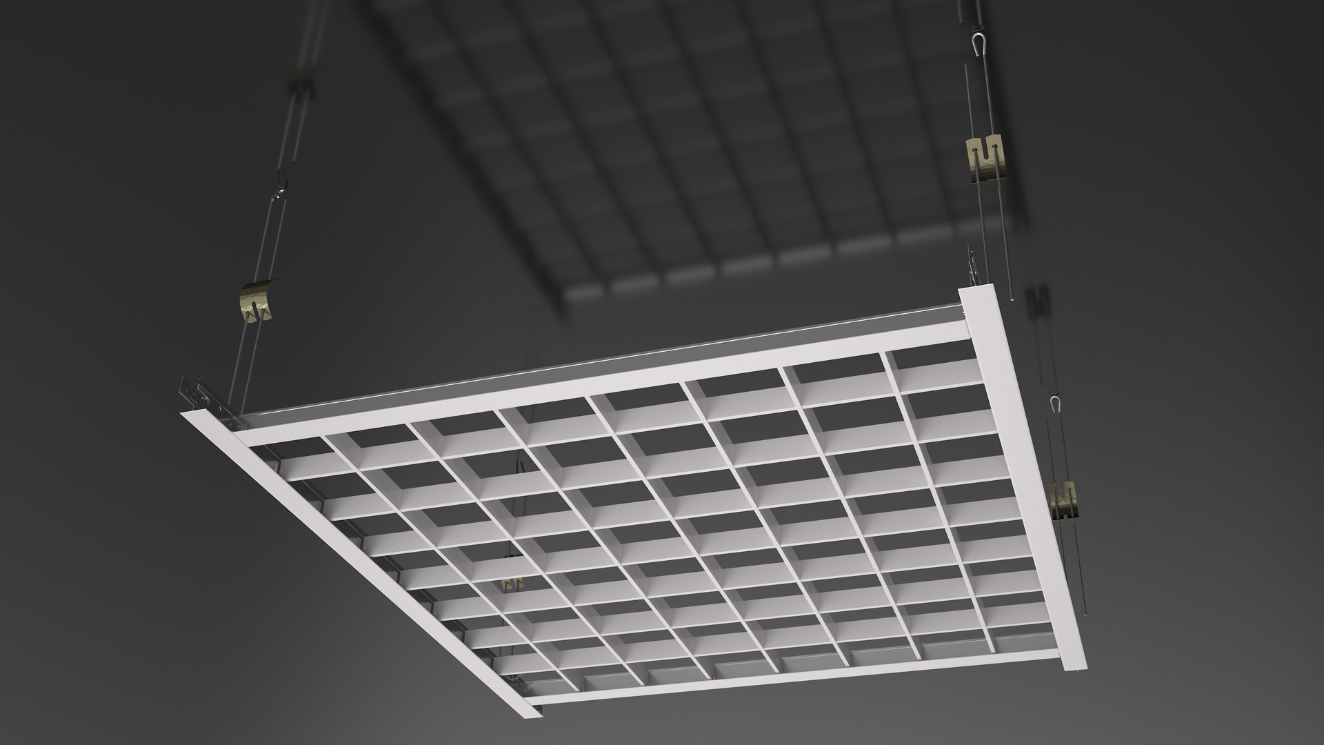 3D Aluminum Grid Ceiling - TurboSquid 1993731