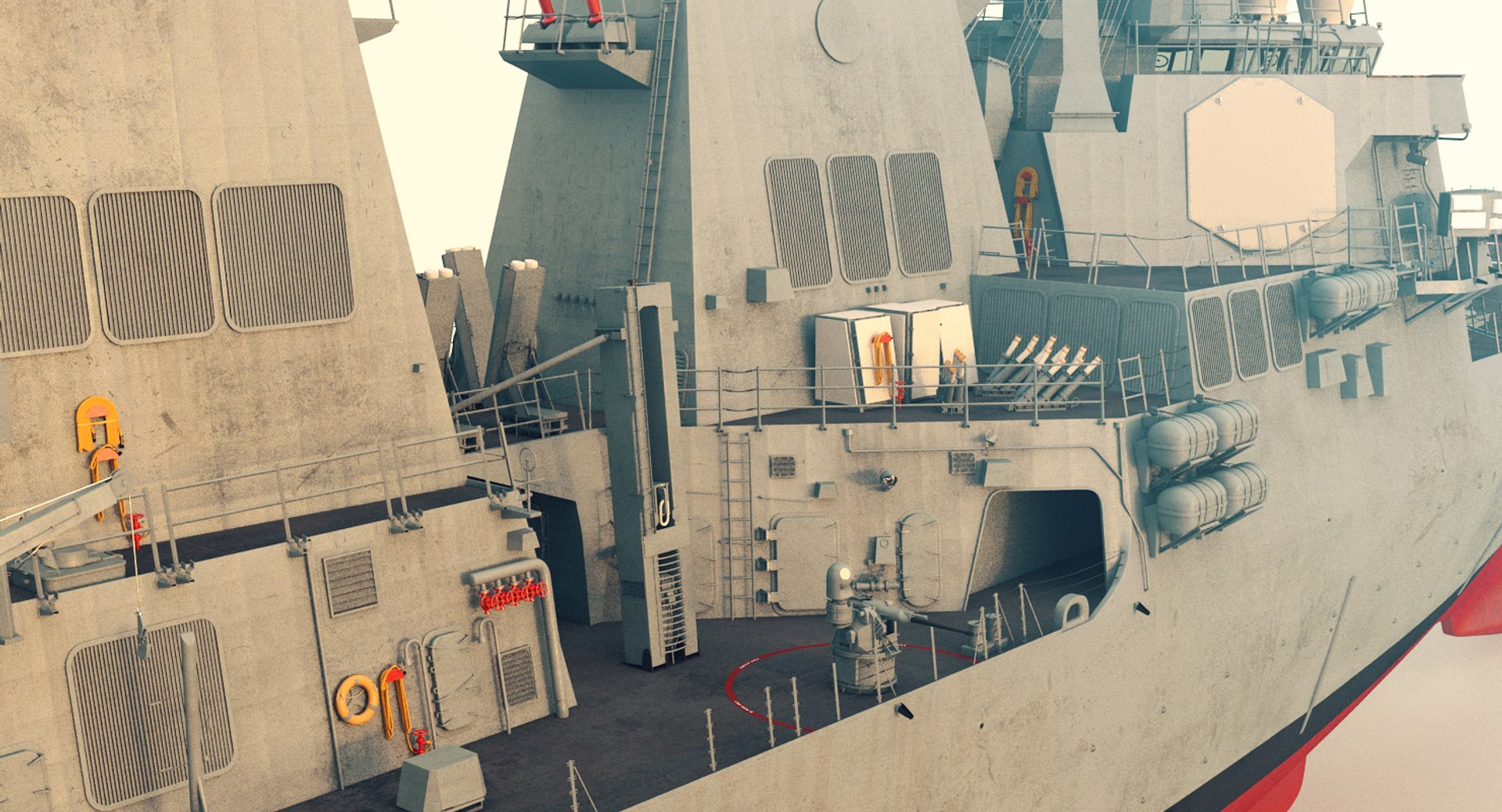 3D model uss paul hamilton ddg - TurboSquid 1424353