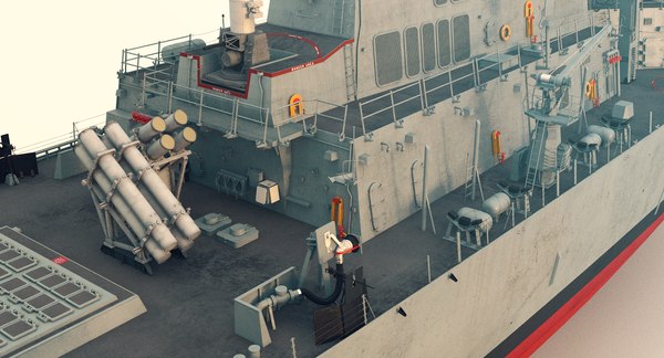 3D model uss paul hamilton ddg - TurboSquid 1424353