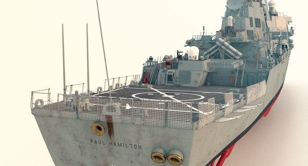 3D model uss paul hamilton ddg - TurboSquid 1424353