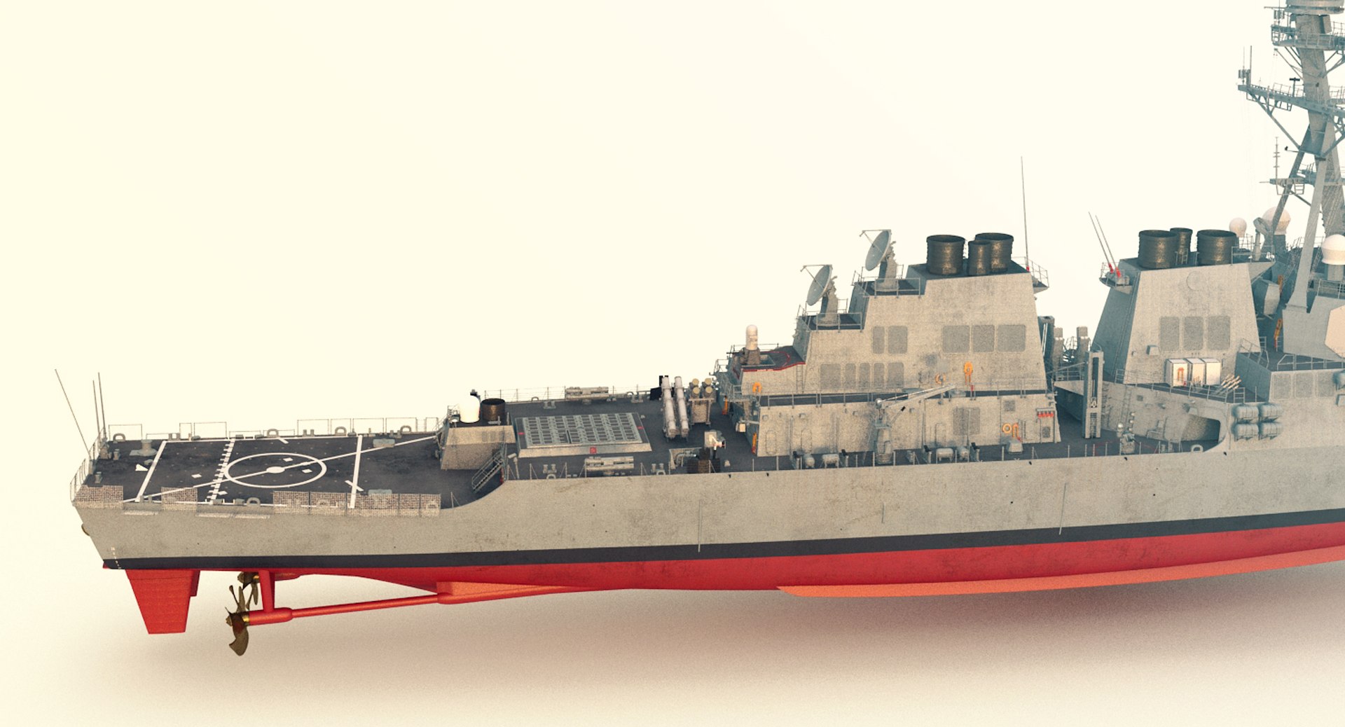 3D model uss paul hamilton ddg - TurboSquid 1424353