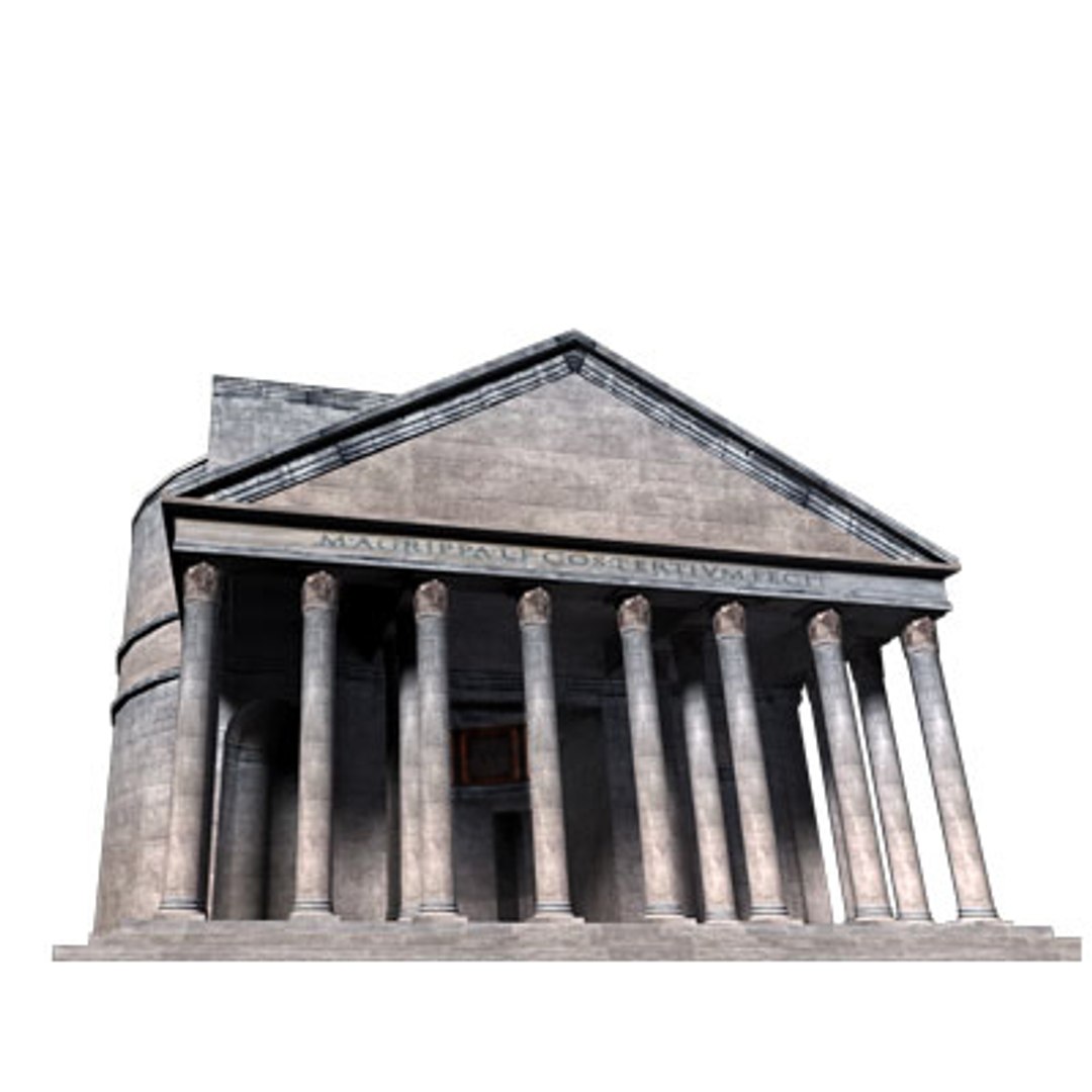 Pantheon 3d Model
