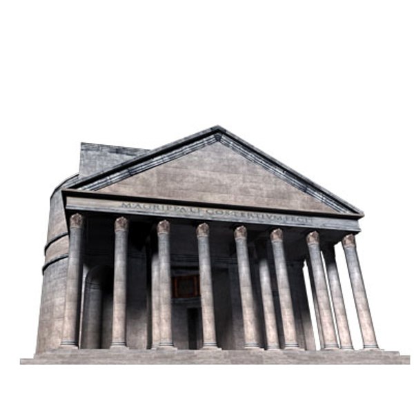 pantheon 3d model