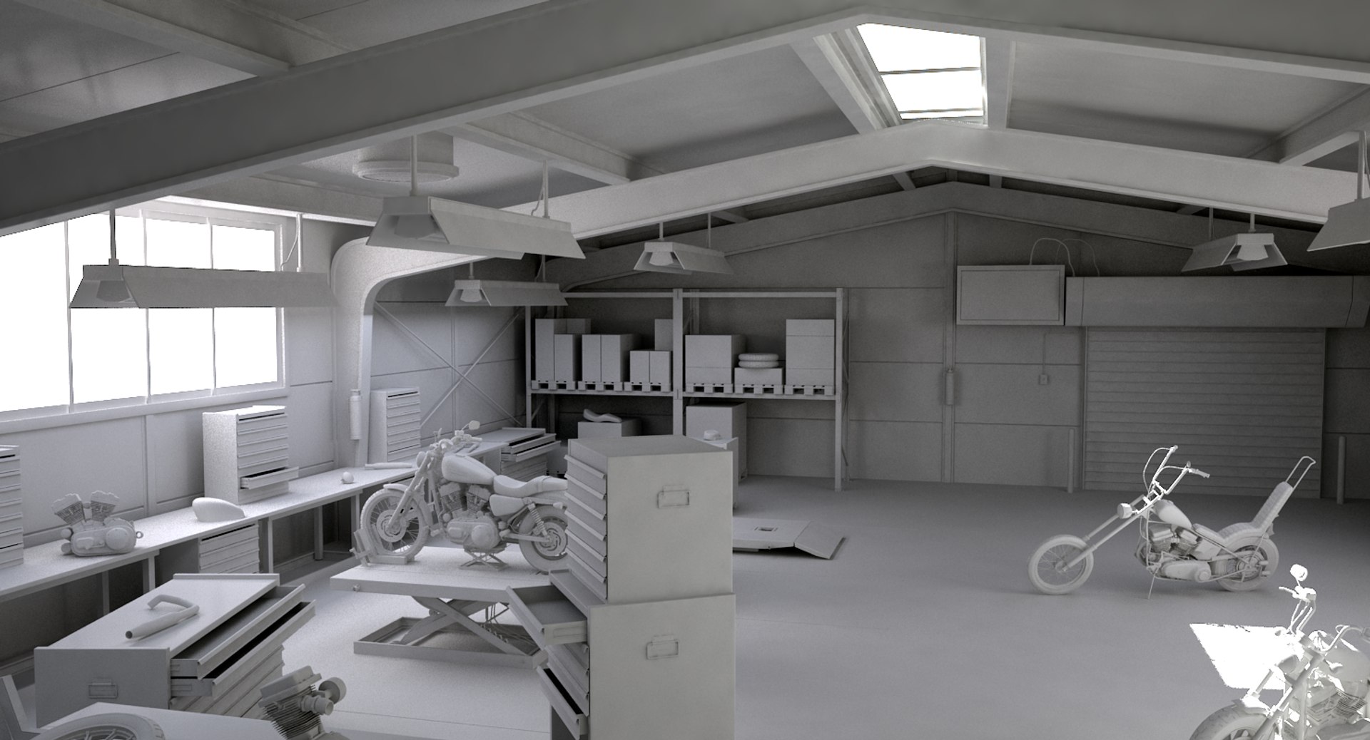 3D Model Motorcycle Interior - TurboSquid 1391256